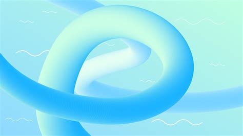 Premium Vector Abstract 3d Liquid Gradient Color Geometric Shapes Fluid Flowing Dynamic