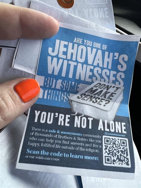 Small Activism Leaflets Folded Over Its Convention Season R Exjw