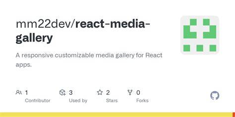 Github Mm Dev React Media Gallery A Responsive Customizable Media Gallery For React Apps