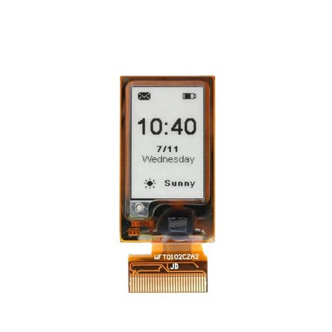 E Ink Mini Display 1 Inch Dot Matrix Spi Flexible Epaper Epd Panel Buy Epd Panel Flexible