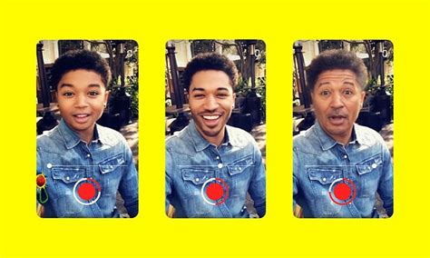 Snapchat S New Time Machine Filter Lets You Change Your Age To Appear Older Or Babeer In