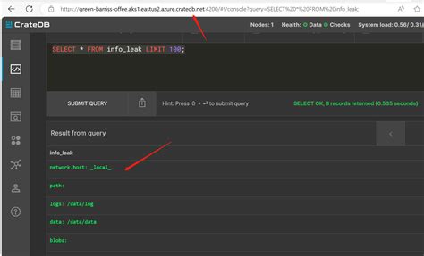Cratedb Database Has An Arbitrary File Read Vulnerability · Cve 2024