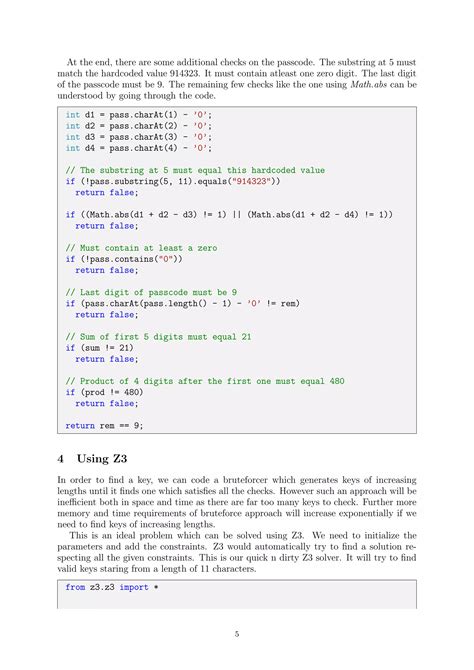 Keygenning Using The Z3 Smt Solver Pdf