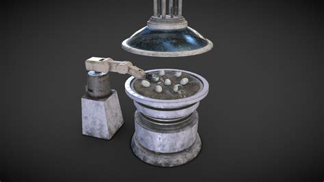 Abandoned Jurassic Park Incubator 3d Model By Ridingsfx