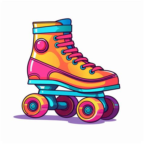 Very Simple Yet Funky Clipart Comic Image Of A 60s Style Colorful