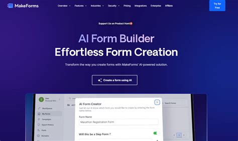 Ai Form Builder By Makeforms Détails Prix And Alternatives Futur Ia