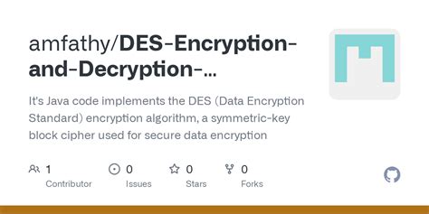 Github Amfathydes Encryption And Decryption Algorithm Its Java