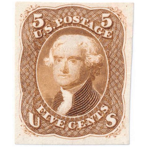 67 E9d 5c Jefferson Premiere Gravure Design Plate 3 Essay Match