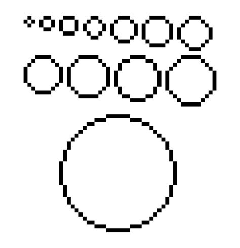 How To Draw A Circle Pixel Art