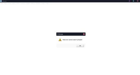 My RStudio Show Cannot Create R TempDir Windows 10 RStudio IDE