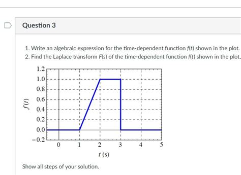 solved 1 write an algebraic expression for the
