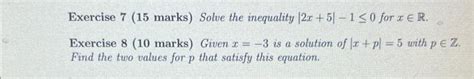 solved exercise 1 10 marks find all x∈r which satisfy