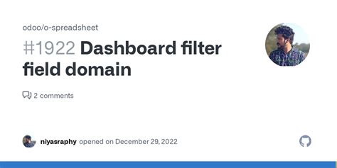 Dashboard Filter Field Domain · Issue 1922 · Odooo Spreadsheet · Github
