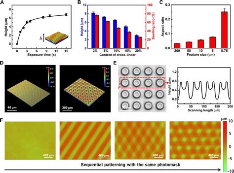 Controlling Factors For The Surface Patterning A Impacts Of Exposure