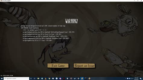 Invalid Number Of Time Segs Lua Error Stack Traceback Dont Starve Together Klei