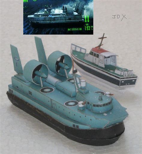 Ace Combat Model Drawings Aist Class Hovercraft