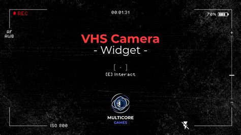 Vhs Camera Widget Ue5 By Multicore Games