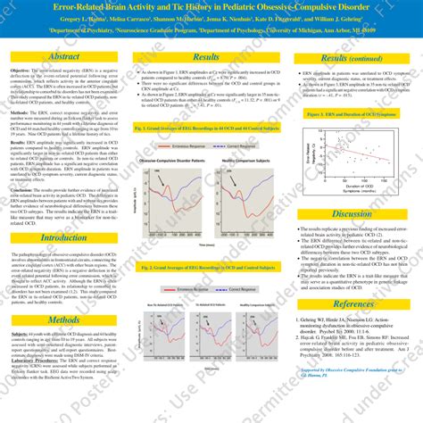 Pdf Error Related Brain Activity And Tic History In Pediatric