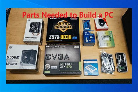All Parts Needed To Build A Pc Shopping Guide
