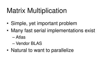 Ppt Matrix Multiplication Powerpoint Presentation Free Download Id1470557