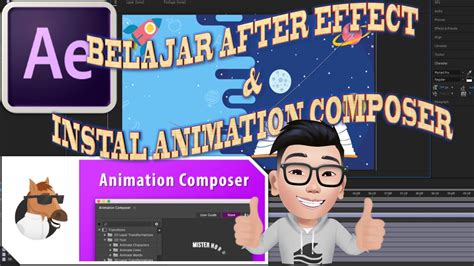 Belajar After Effect And Instal Animation Composer Youtube