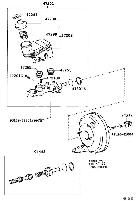 04493 52020 Piston Kit Brake Master Cylinder Toyota Yoshiparts