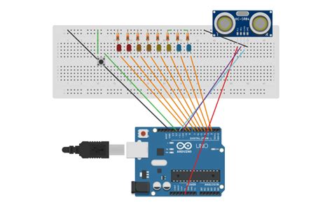 Circuit Design Hc Sr04 W Switch Ultrasonic Sensor Gustilo Tinkercad
