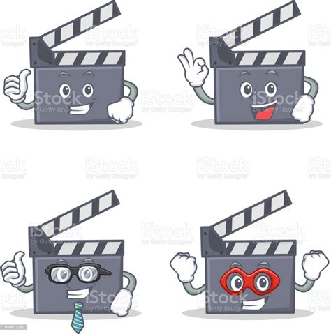 영화 추 문자 자랑 괜찮아 사업가 영웅 벡터 일러스트 레이 션의 설정 감독에 대한 스톡 벡터 아트 및 기타 이미지 감독