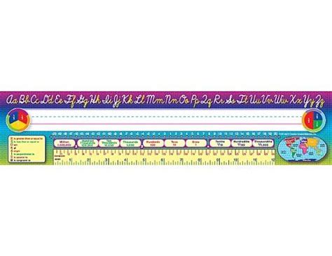 Teacher Created Resources Jumbo Cursive Writing Name Plates 4302