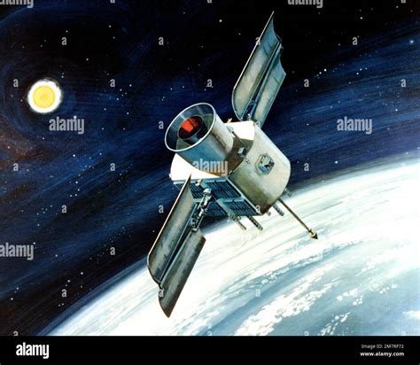 Artists Concept Of The Global Positioning System Satellite Navigation