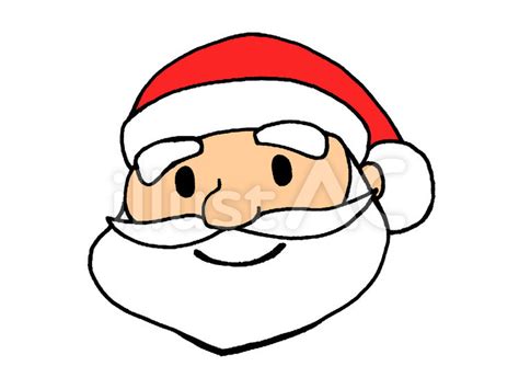 サンタクロース 顔イラスト No 2287845｜無料イラスト・フリー素材なら「イラストac」