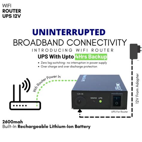 Ups For Wifi Router At Best Price In Delhi Comtech Digitronics Private Limited