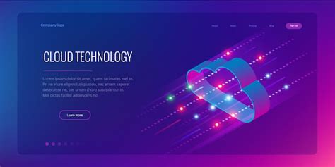 Premium Vector Isometric Modern Cloud Technology And Networking