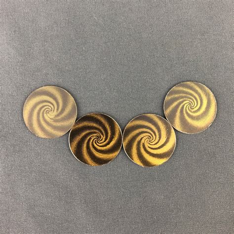 Vari Vue Lenticular Flicker Hologram Ring Spiral Hypnotic Swirl