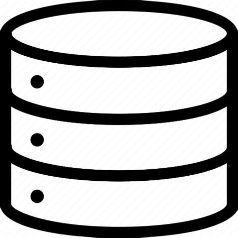Database Hardware Hosting Server Storage Icon Download On Iconfinder