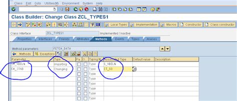SAP TECH Global Class Types