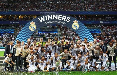 음바페 데뷔골 레알 마드리드 Uefa 슈퍼컵 최다 6번째 우승