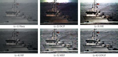 Dehazing Results Of Different Algorithms Download Scientific Diagram