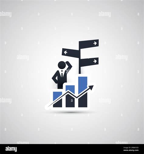 Business Decision Making Icon Concept Design Stock Vector Image Art Alamy