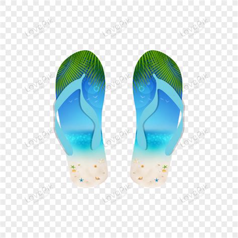 플립 플롭 비치 Png 일러스트 무료 다운로드 Lovepik