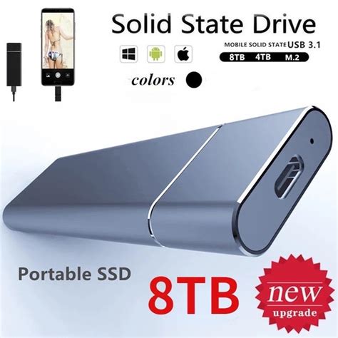 SSD External Hard Disk Drive 16TB USB3 1 Hard Disk Portable 8TB Portable Hard Drive 4TB