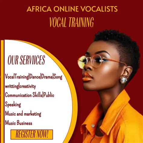 Vocal Classes Flyer Template Postermywall