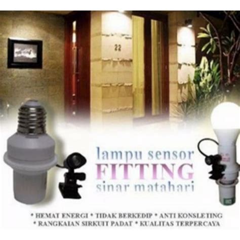 Jual Fitting Lampu Otomatis Sensor Cahaya Shopee Indonesia