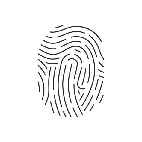 Fingerprint Stock Vector Illustration Of Property Finger 137552876