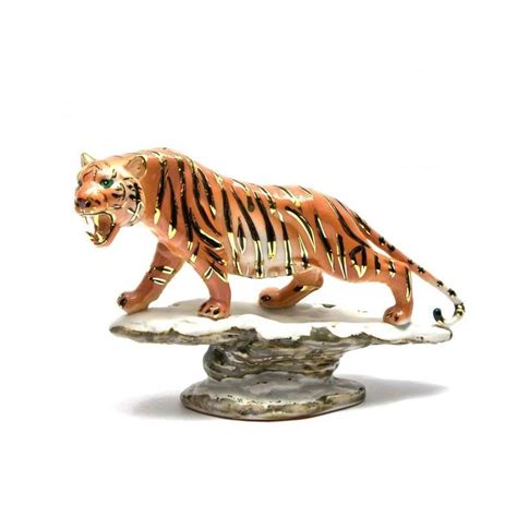 Статуетка тигр порцеляна 26522 — ціна 1135 грн у каталозі Статуетки