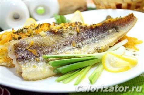 Запеченный минтай - калорийность, состав, описание - Calorizator.ru