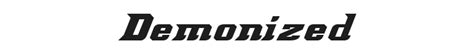 Demonized Font Download Fonts4free