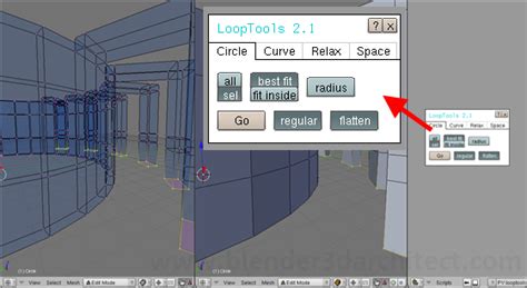 blender3d looptools script blender 3d architect