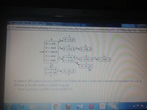 compiler design grammar is lalr or not