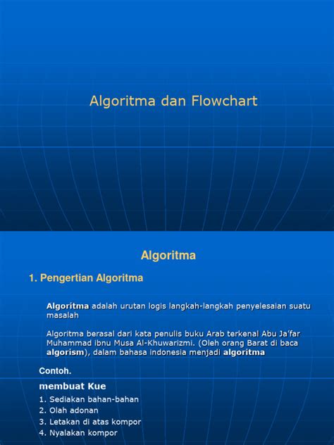 Algoritma Dan Flowchart Compressed 1 23 1 16 Pdf